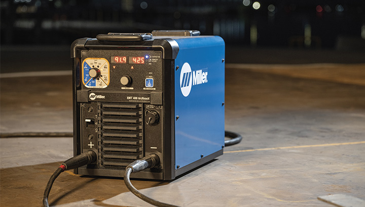 Miller Electric Mfg. launches the XMT 400 ArcReach multiprocess welder ...