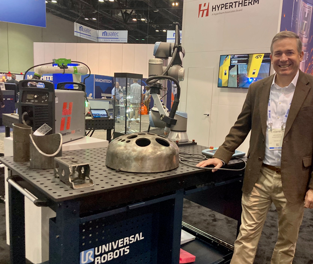 FABTECH REPORT: Hypertherm Associates featured Cobot plasma cutting ...