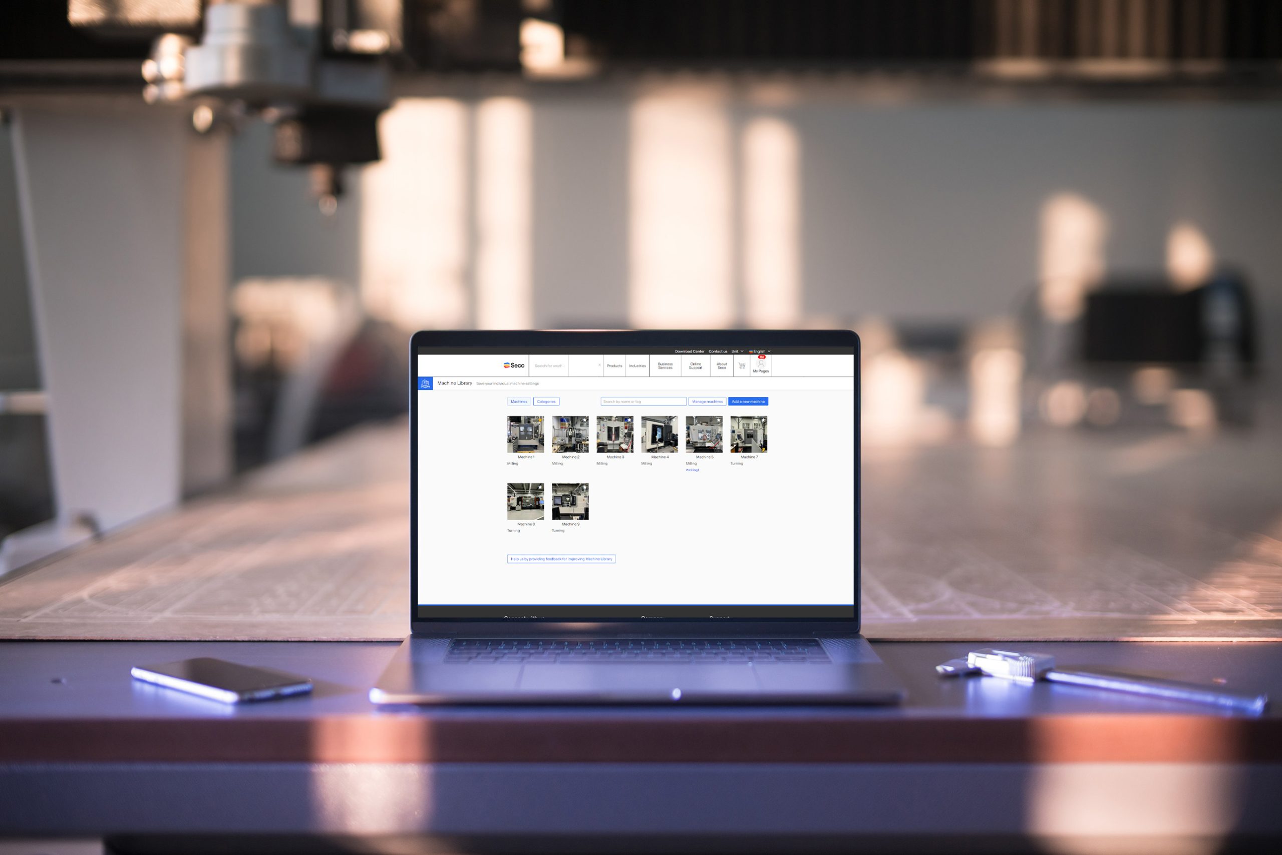 Seco Machine Library provides users instant cutting data ...