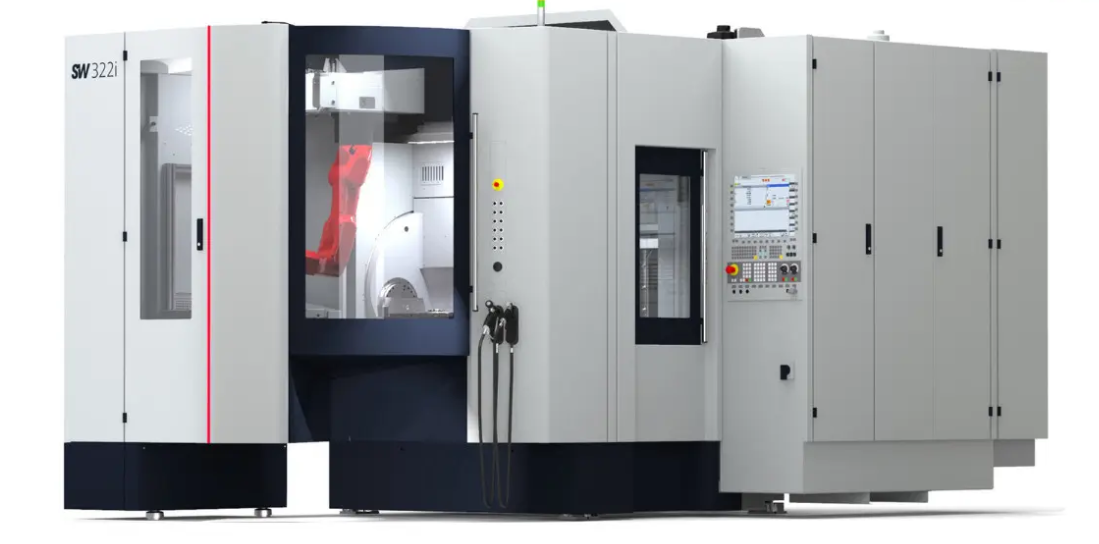 SW North America’s BA 322i twin-spindle CNC machining center at Eastec ...