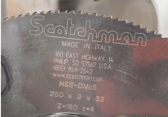 Scotchman cold saw blades - Shop Metalworking Technology