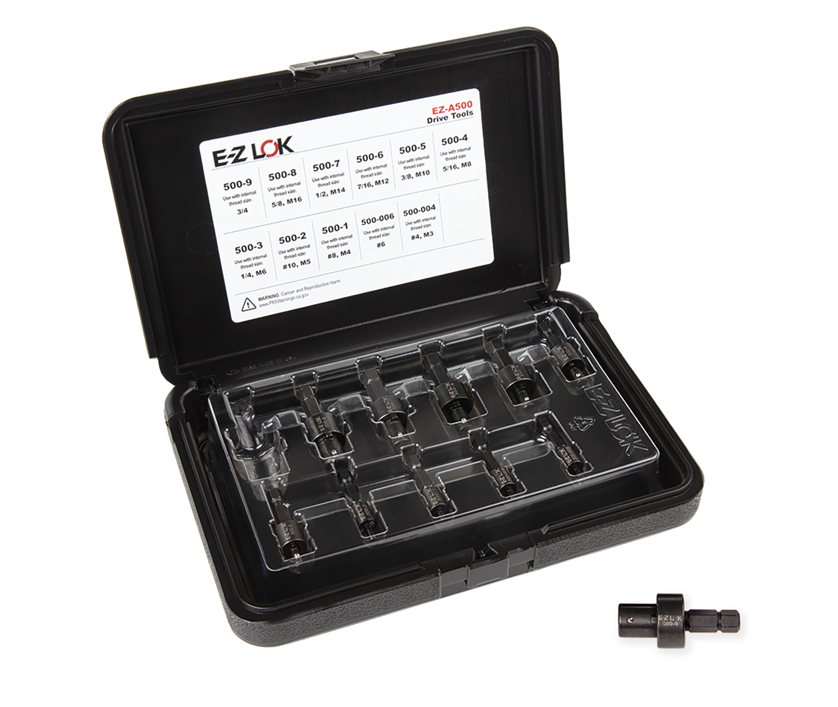 E-Z LOK to launch drive tool assortment kit - Shop Metalworking Technology