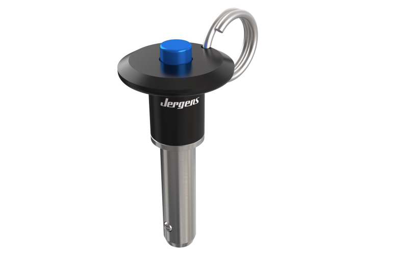Jergens button handle quick-release pins - Shop Metalworking Technology