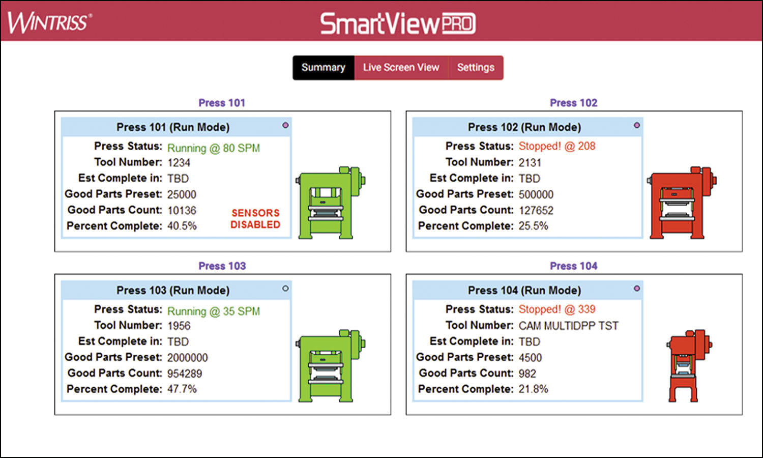 Wintriss introduces SmartView PRO Network Interface - Shop Metalworking Technology