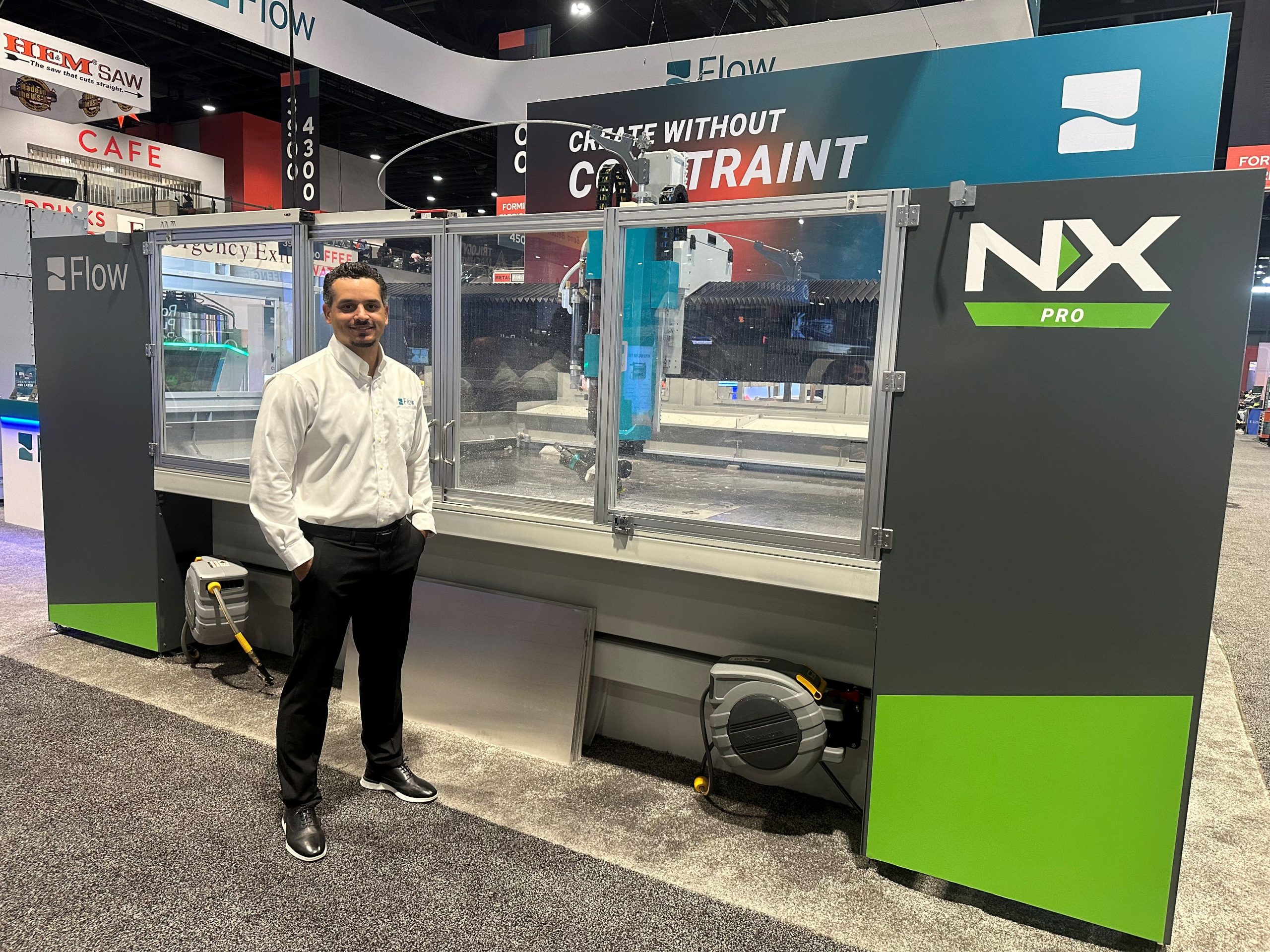 FABTECH REPORT: Flow showcases NX Pro waterjet platform - Shop Metalworking Technology