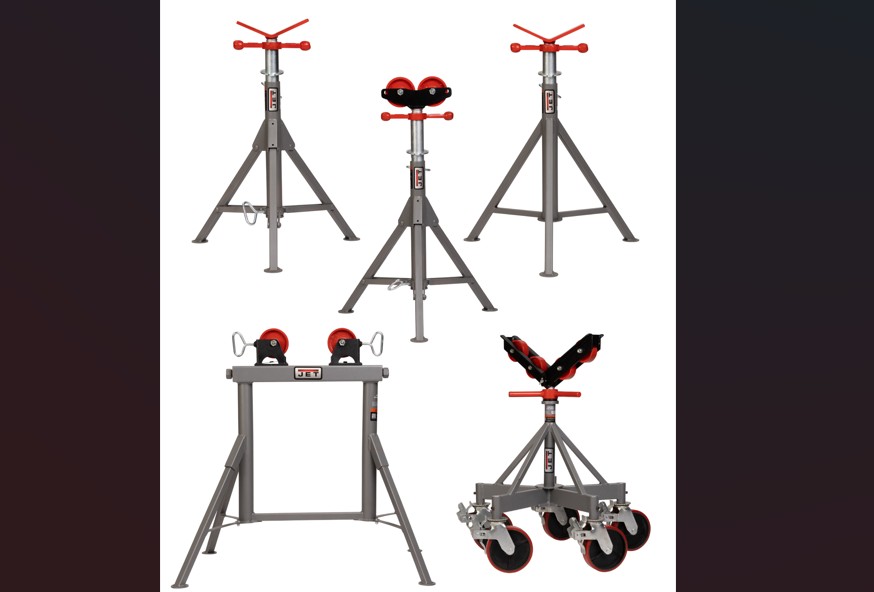 JET Tools announces new line of Pipe Jack Stands - Shop Metalworking ...