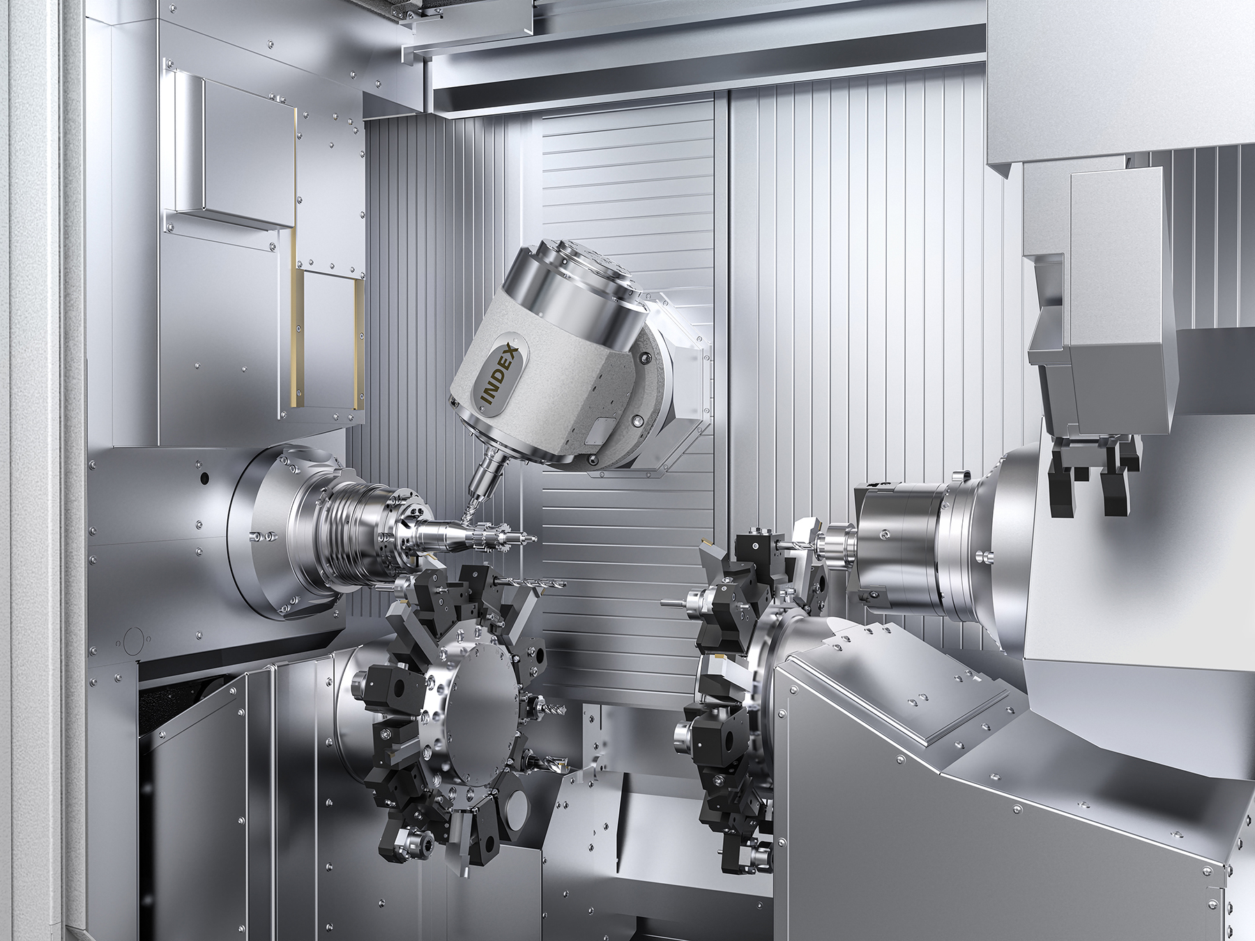INDEX launches G160 5-axis turn mill for total machining of small ...
